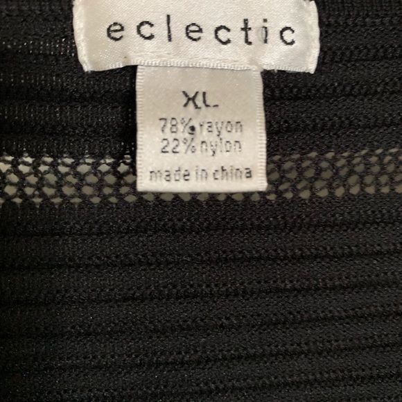 eclectic | Sweaters | 3 Xl Black Cardigan Sweater | Poshmark